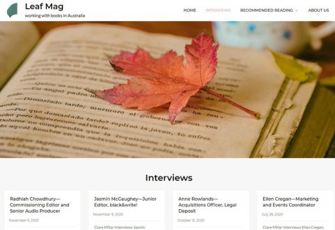 Introducing Leaf Mag - Institute of Professional Editors Limited