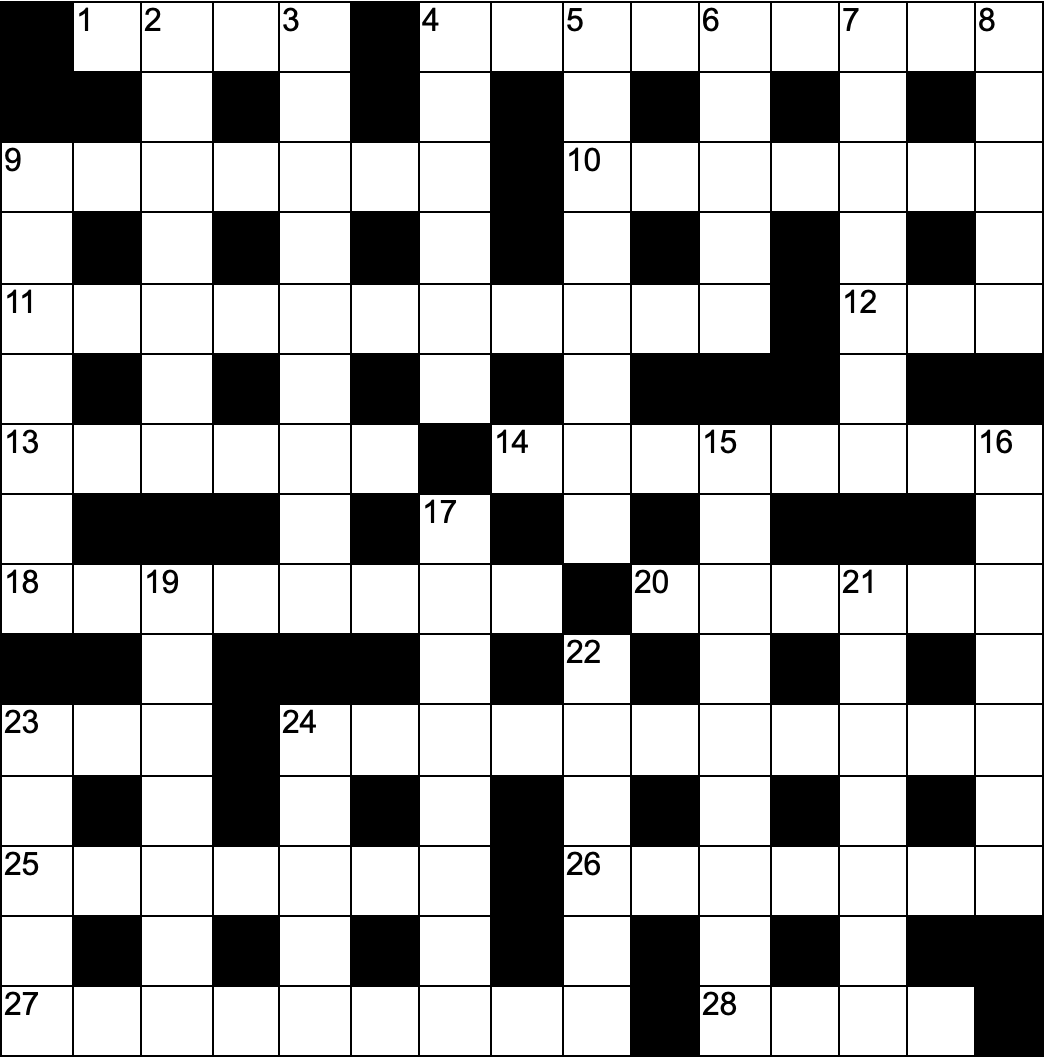 Cryptic Crossword No 9 Institute Of Professional Editors Limited