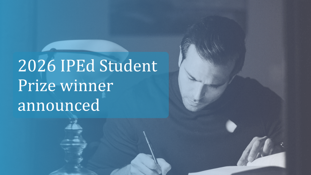 2026 IPEd Student Prize winner announced - Institute of Professional ...